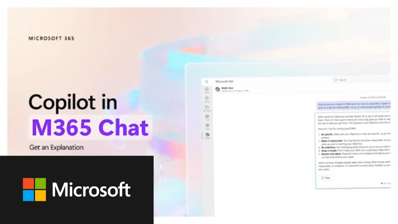 Copilot in Microsoft 365 Chat |  Grow your knowledge