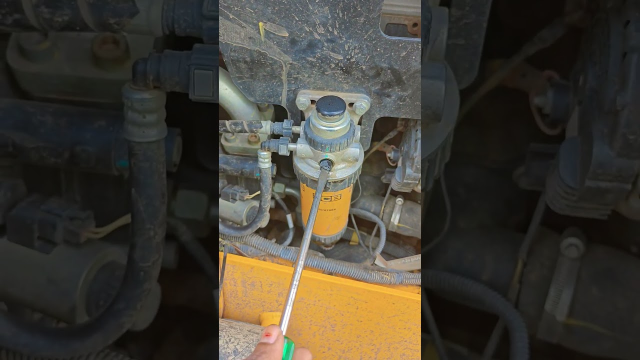Primary fuel filter ok #jcb #3dx #reels