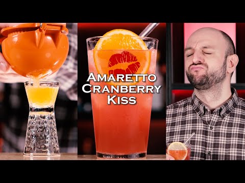 Amaretto Cranberry Kiss 💋 — the sexiest cocktail #shorts