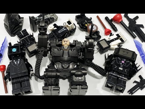 LEGO Skibidi Toilet | Upgraded Large Cameraman | Titan TV man | DaFuq!?Boom! Unofficial Minifigures