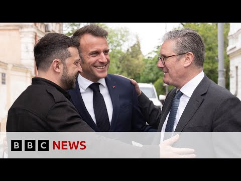 UK PM Starmer joins world leaders in Ukraine to call for ceasefire | BBC News
