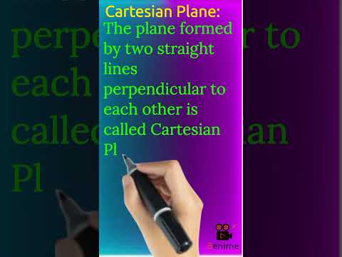 What is the Cartesian Plane? What is the Cartesian Coordinate System? #cartesianplane #coordinate