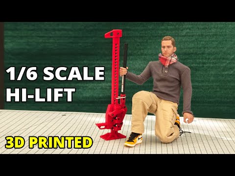 🚁 1/6 Functional Hi-Lift Jack・ 3D File for 3D printing・Cults