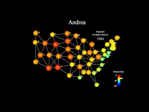 Popularity of the name Andrea