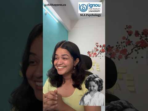MA Psychology IGNOU #psychologystudent #psychologycolleges #ignou #ignoupsychology #mapsychology
