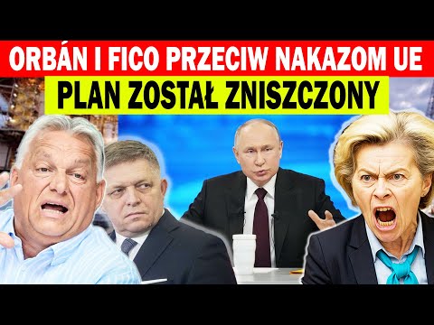 Orbán i Fico zniszczyli mroczny plan UE – Spisek „sankcji przeciwko Rosji” rozdarty na strzępy!
