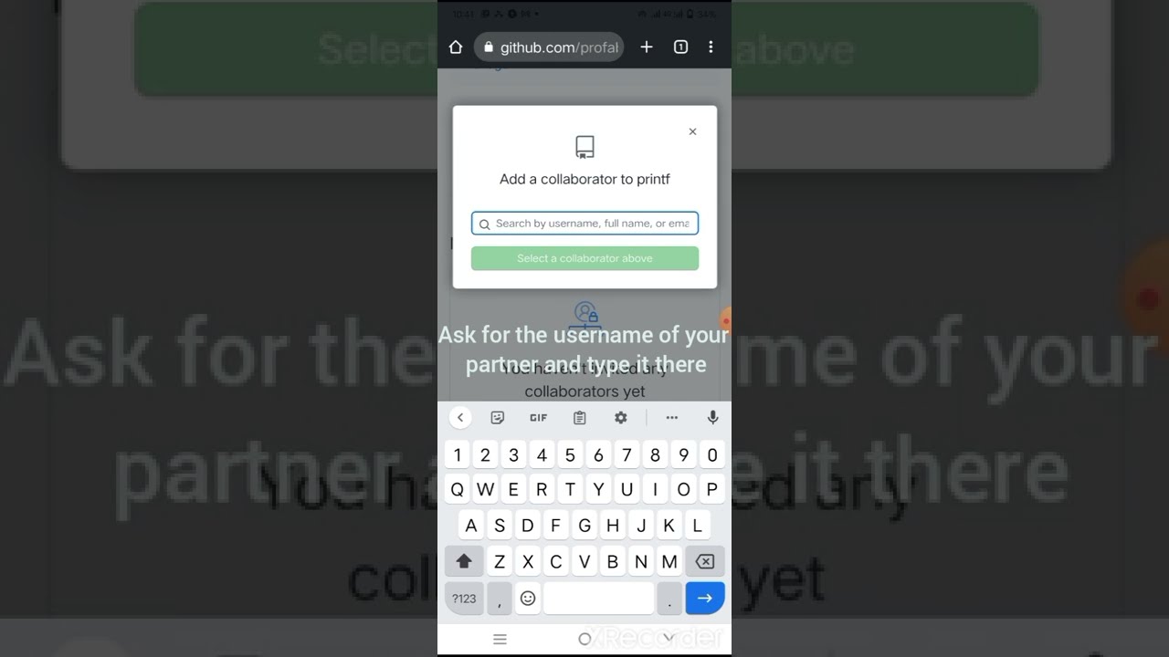ALX Printf (How to collaborate with your partner on Github).The first step to your project