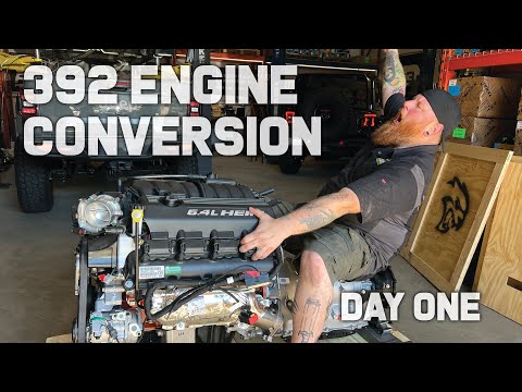 EPIC 392 Engine Conversion - America's Most Wanted 4x4 - Day One Complete!
