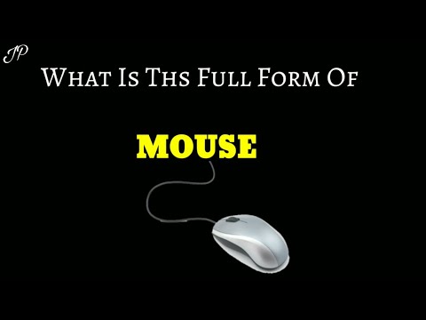 What Is The Full Form Of MOUSE?