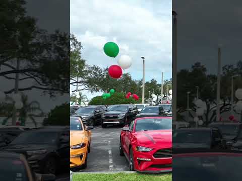 Having some fun at the Ford dealership in Brandon, Florida #ford #mustang