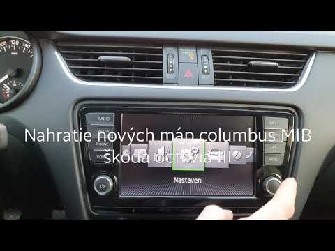 nove mapy columbus MIB škoda octavia III