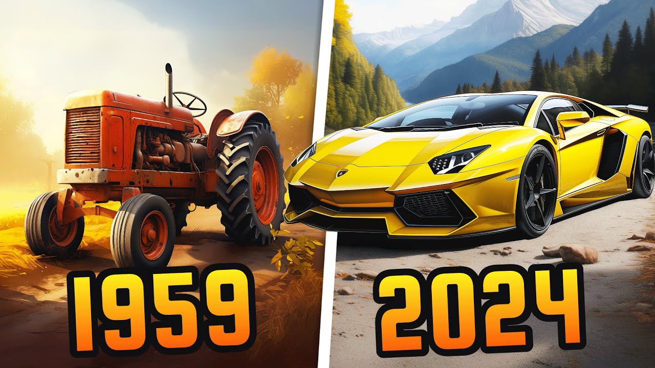 Evolution of Lamborghini (1959-2022)