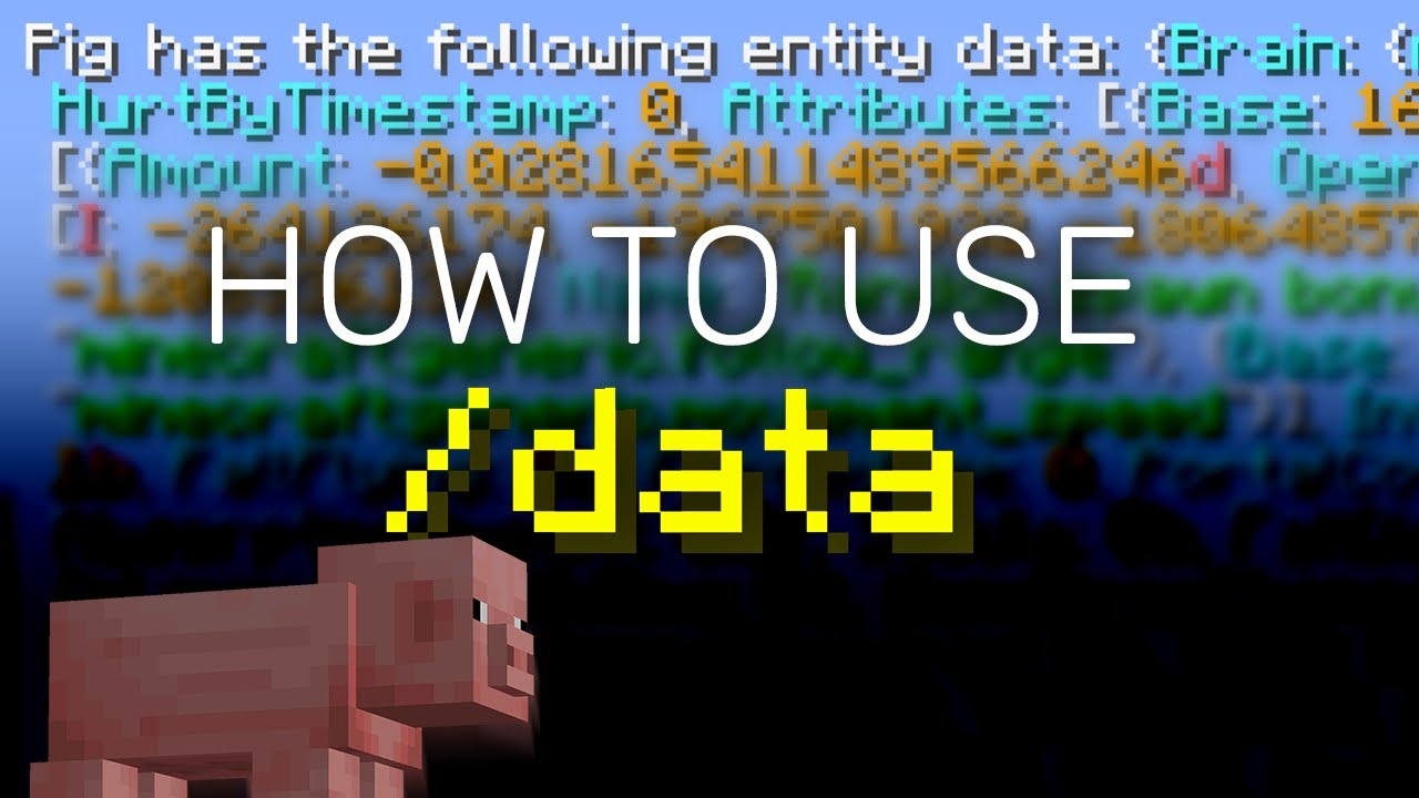 Minecraft Data Command [1.19] Tutorial
