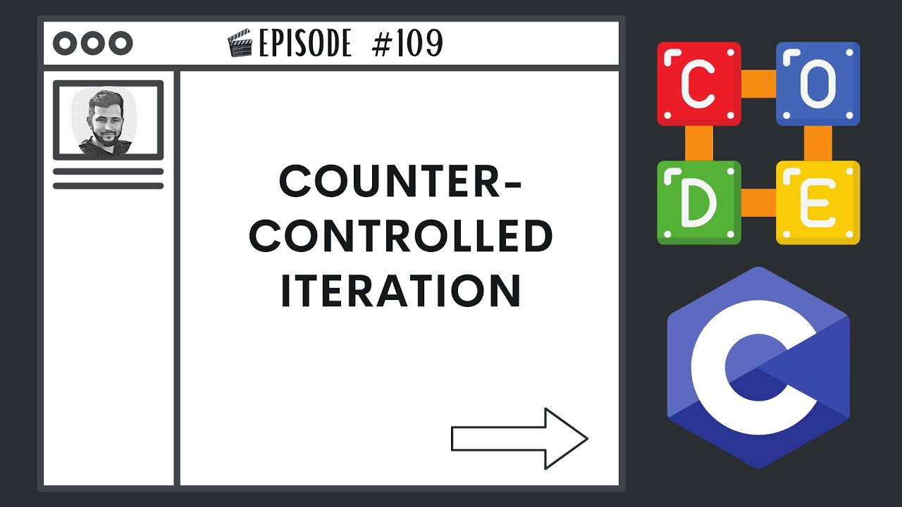 Counter-Controlled Iteration | Ep. 109 | C Programming Language
