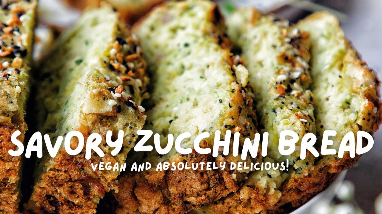 EAT YOUR GREENS 3: SAVORY ZUCCHINI BREAD [A MUST TRY] | PLANTIFULLY BASED
