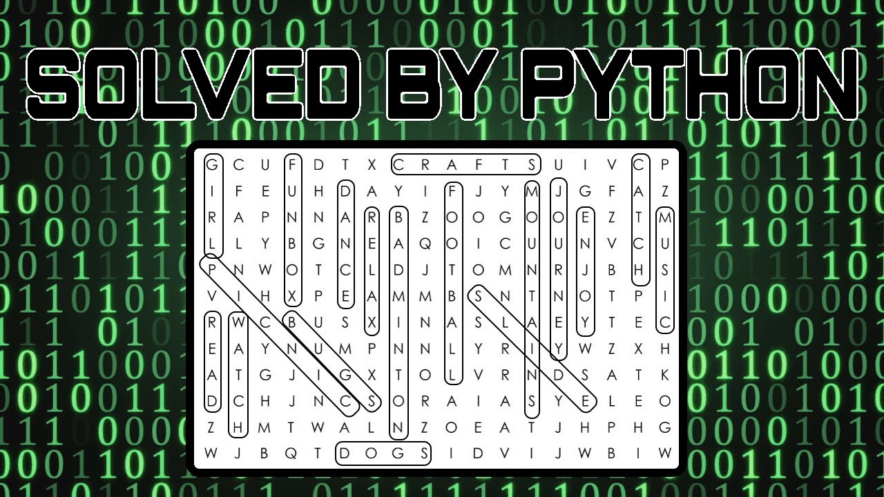 I Made a Program that Solves Word Searches