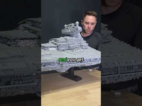 Lego MOC Star destroyer with interior #starwars #lego #legostarwars #stardestroyer