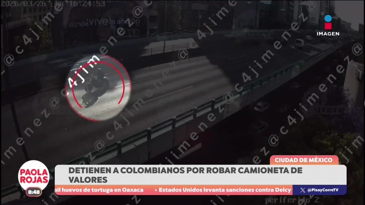 ¡Tremenda persecución! Detienen a colombianos responsables de robar camioneta de valores | DPC