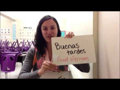 Señora Bhandari's Youtube Spanish Homework #1