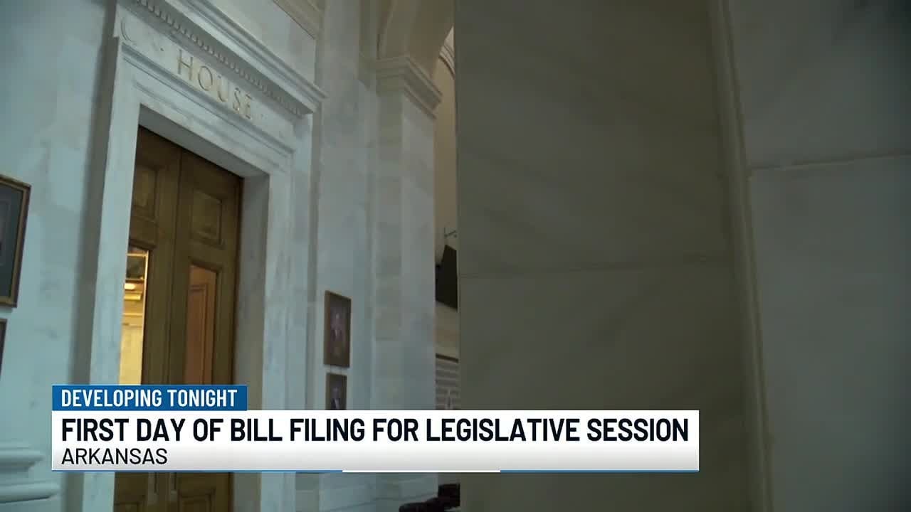 Day one of bill filing ahead of 2025 Ark. legislative session