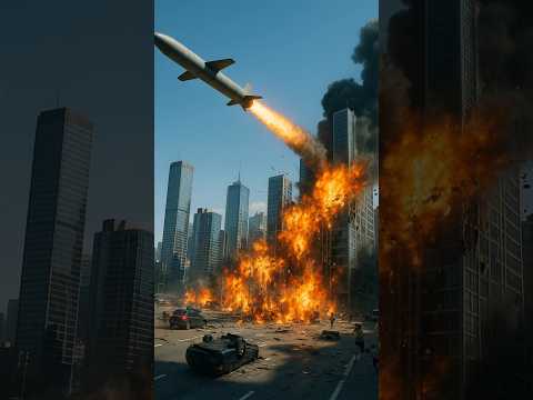 Veo 3 Google: Cruise Missiles Obliterate the Entire City! #veo3google #movie #veo3