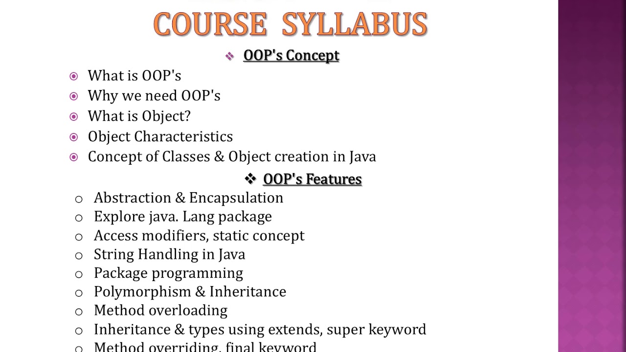 Best Java classes in pune | Software training institute in pune.