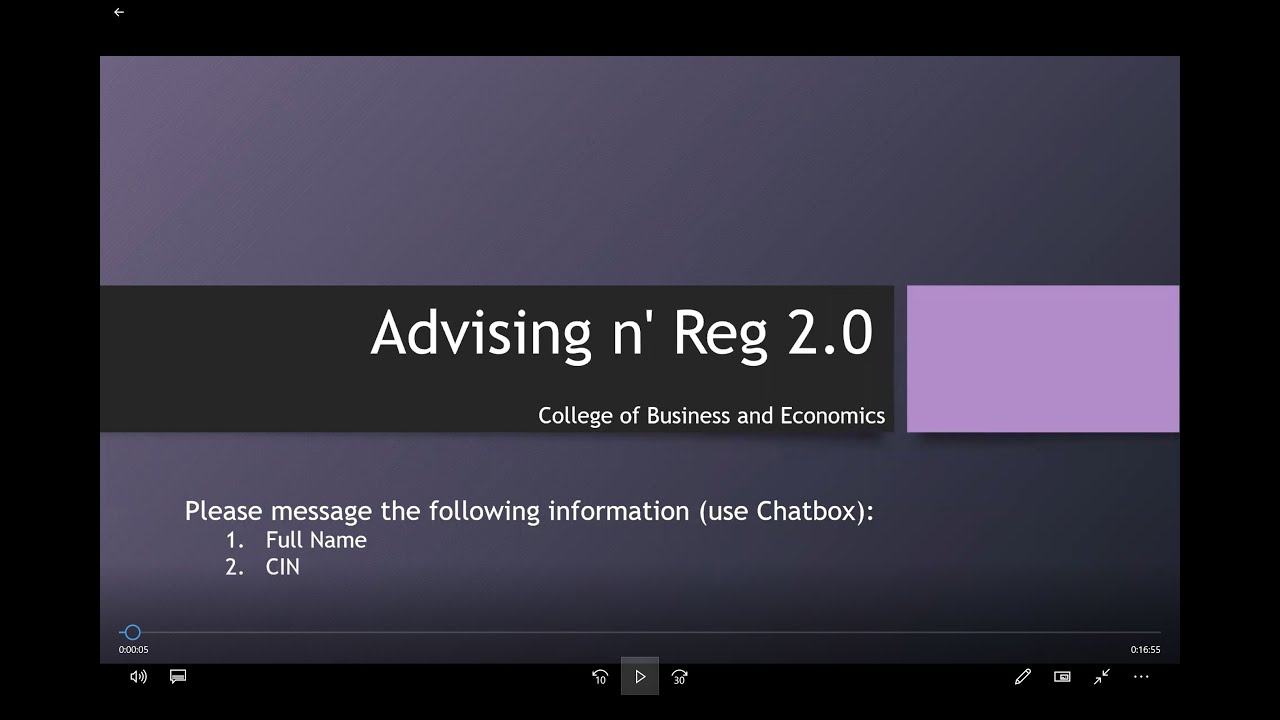 Transfer Student Advising & Registration 2.0