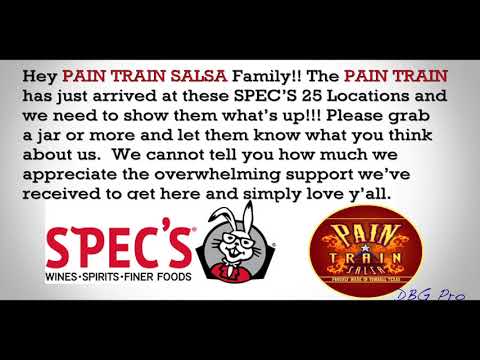 IN SPEC'S LIQUOR STORES l PAIN TRAIN SALSA