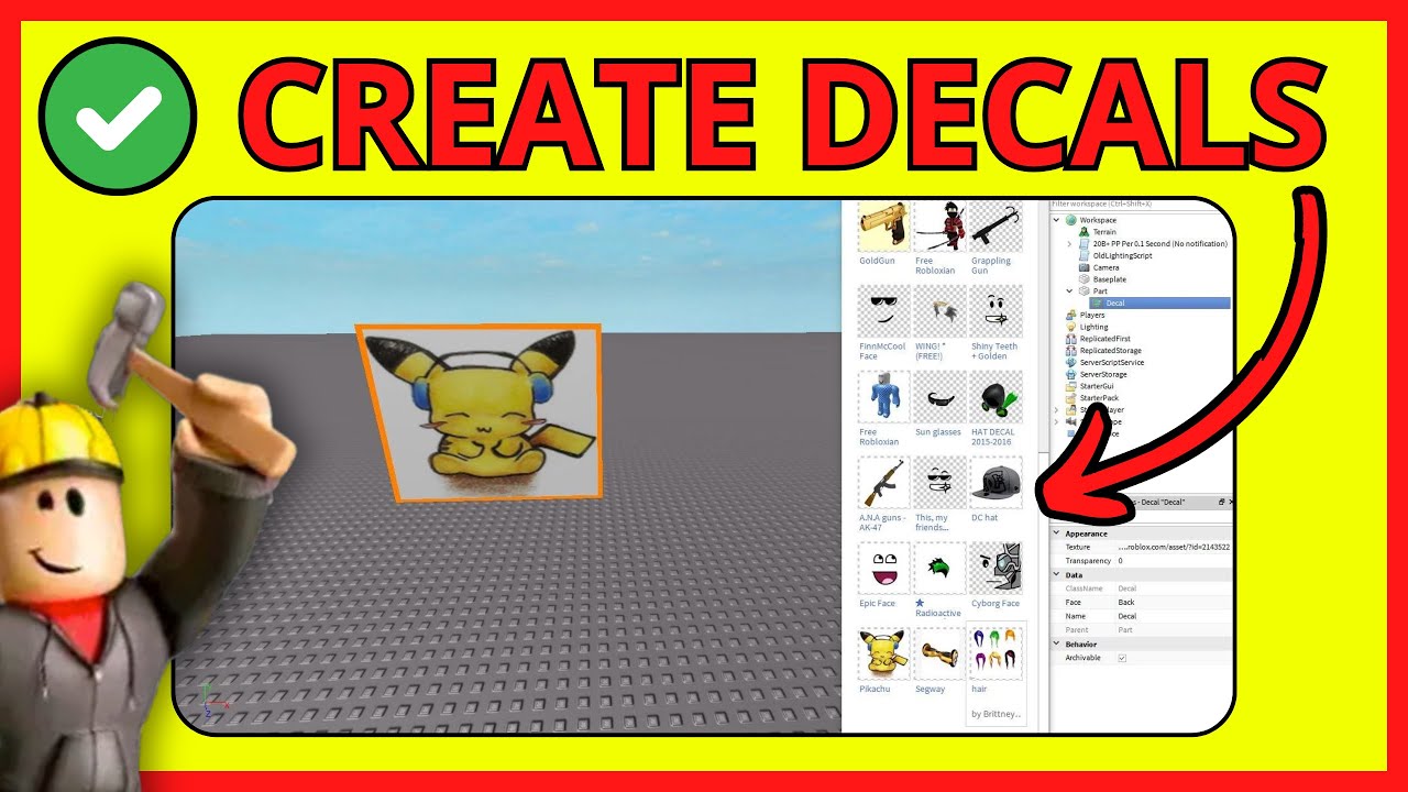 How To Create Decals in Roblox - Easy Method! (2024)