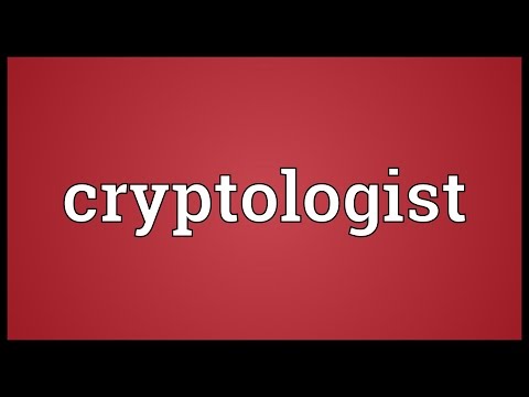 Cryptologist Meaning