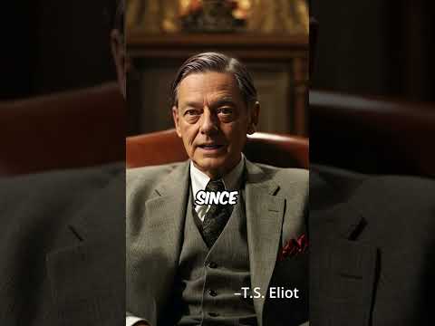 T.S. Eliot: "We are all strangers" #quotes