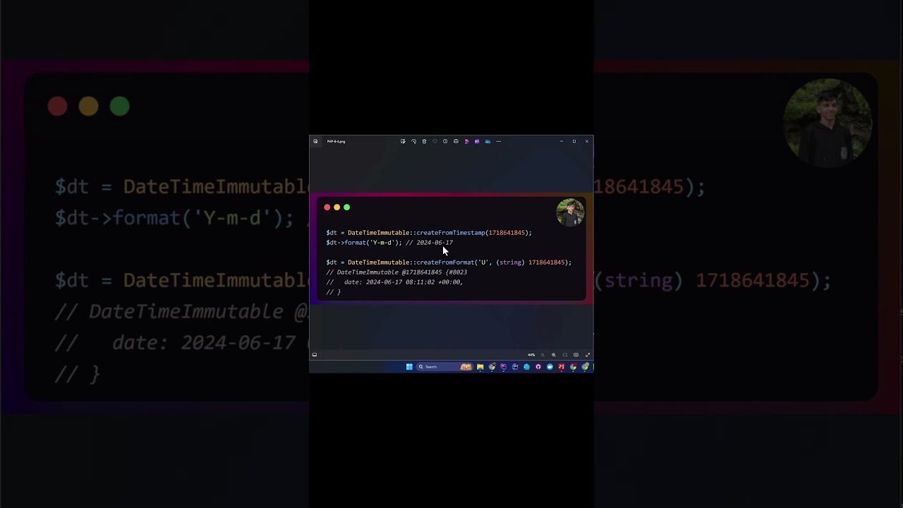 Create Date From Timestamp With New Methods That Coming in PHP 8.4