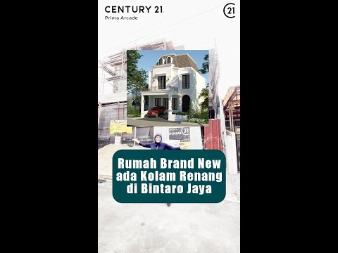 Rumah Brand New Dua Lantai Ada Kolam Renang di Mandar Bintaro Jaya Sektor 3
