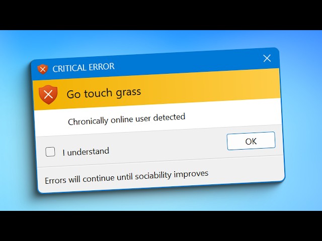 Creating Custom Windows Error Message Boxes: A Two-Day Journey | Galaxy.ai
