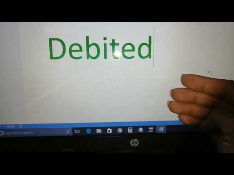 debited ka kya matlab hai !! debited meaning in hindi