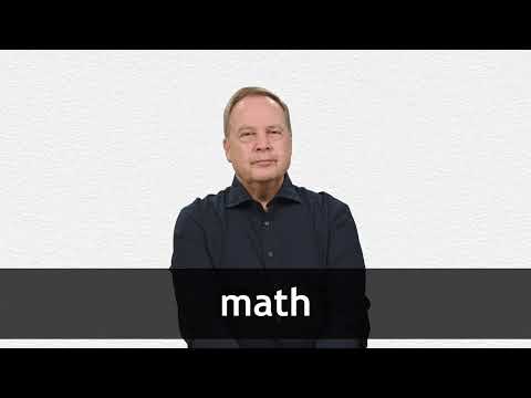 How to pronounce MATH in American English