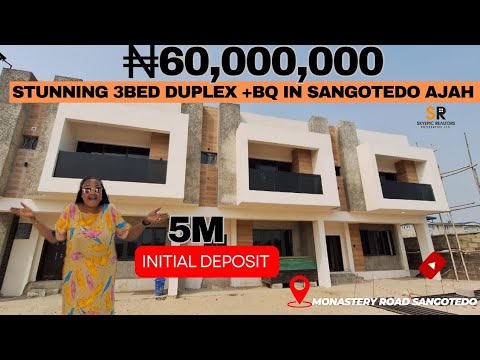 STUNNING 3BED DUPLEX +BQ IN SANGOTEDO - The Detail Apartments (Luxury duplex with Bq) #lagoshouses