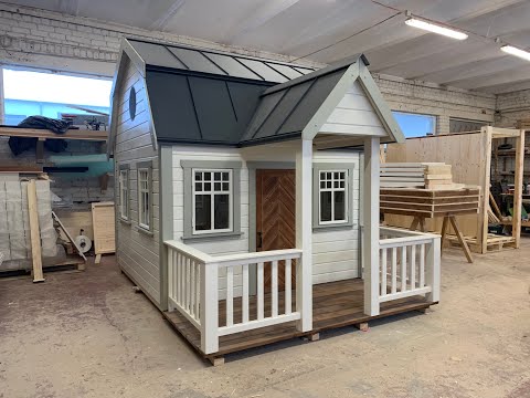 Kids Outdoor Playhouse Grand Farmhouse In our Shop