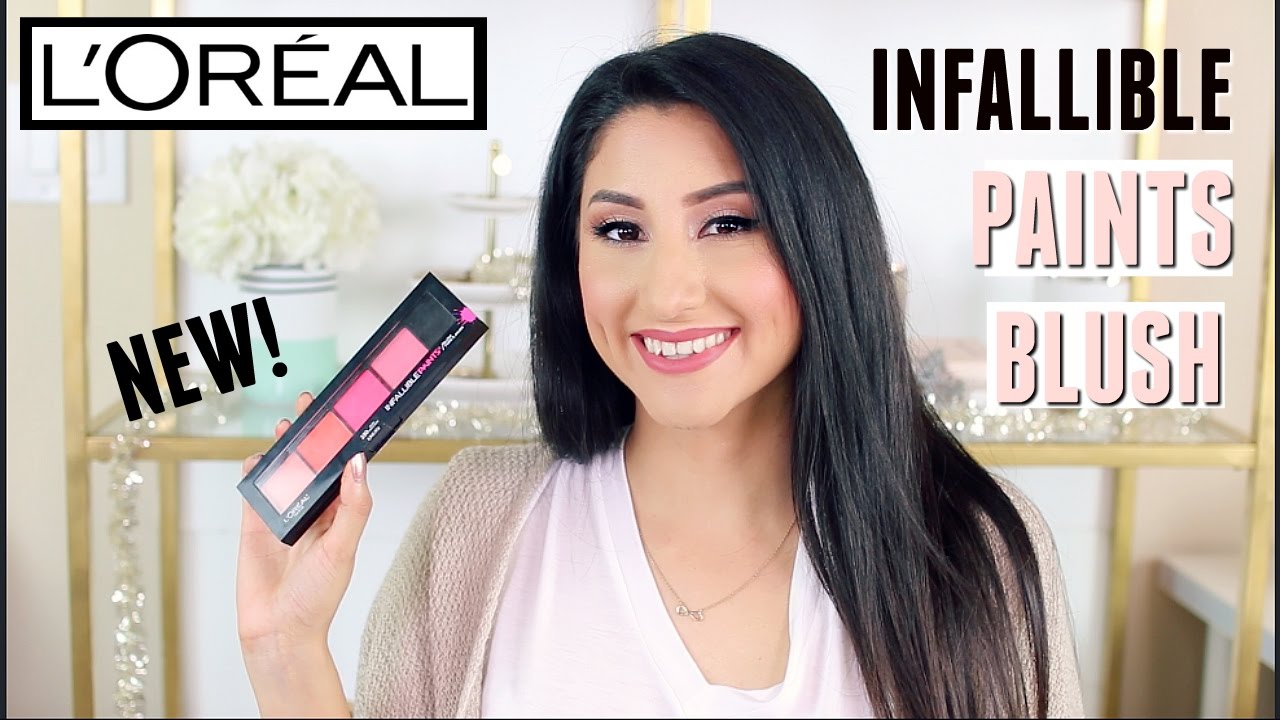 NEW Loreal Infallible Paints Blush Palette! + GIVEAWAY (NOW CLOSED)