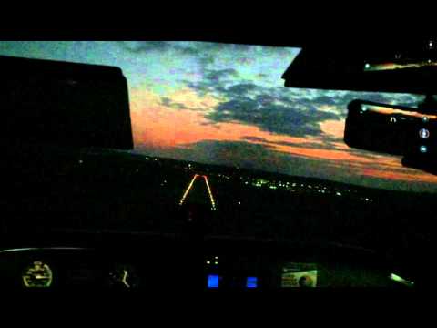 Kmmu Morristown airport landing.