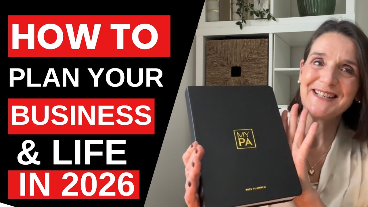 How to Plan Your Business and Life in 2026 (Printed Planner Walkthrough)