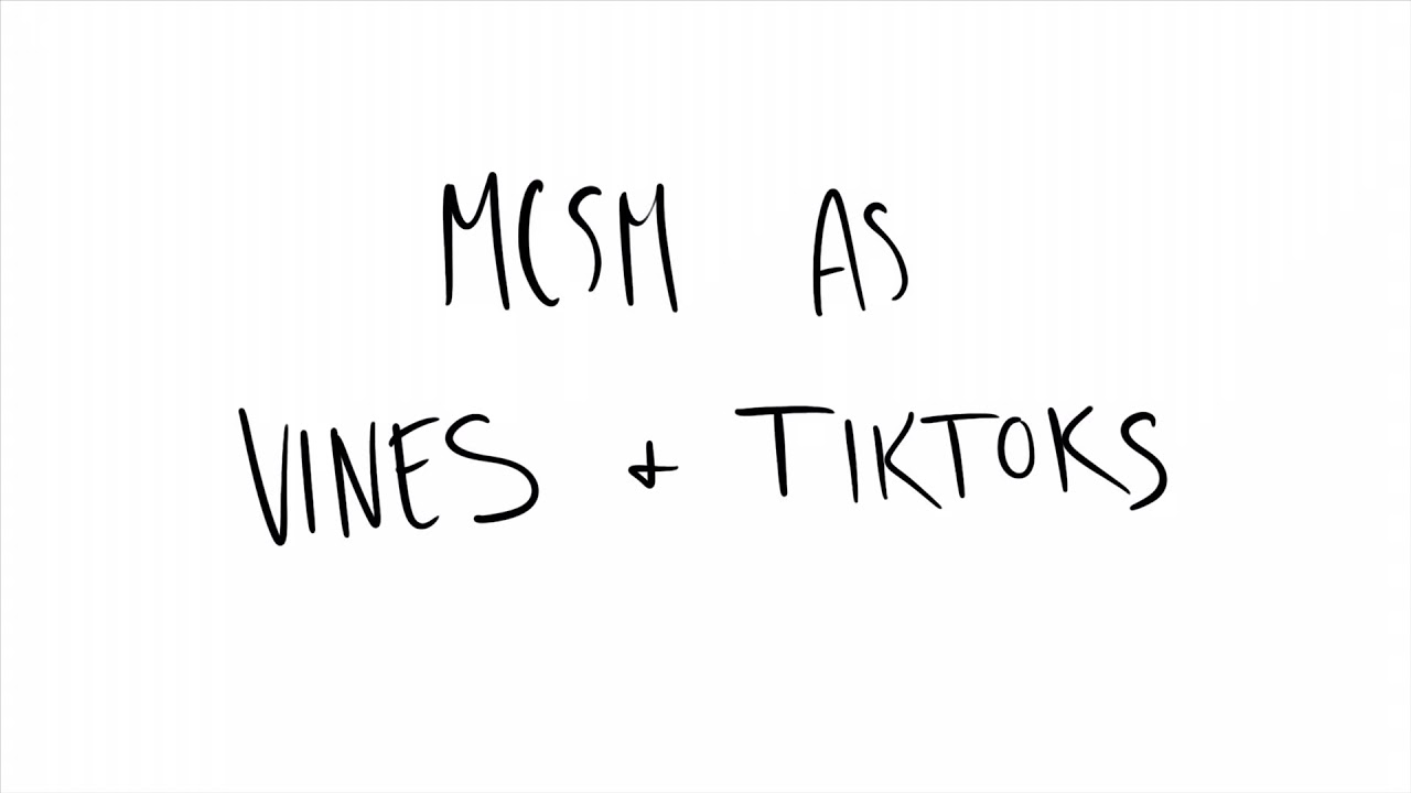 mcsm as vines + tiktoks - animatic