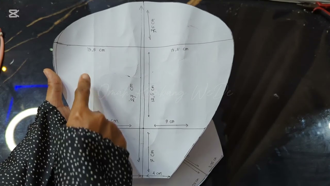 Cara Menentukan Ukuran Pola Petal Bunga