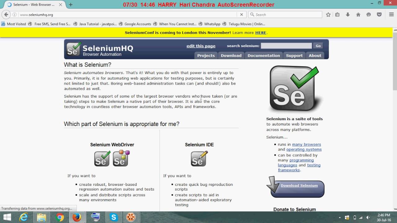 How to record and play back the scripts using Selenium IDE