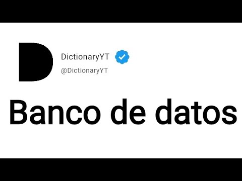 Banco de datos Meaning in English
