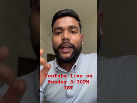 YouTube live on Sunday 4pm UK time 8:30pm IST #radiographer