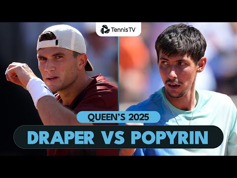 Jack Draper vs Alexei Popyrin Highlights | Queen's 2025