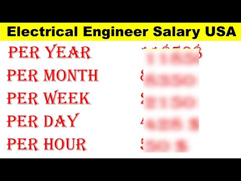 Electrical Engineer Salary in USA | Electrical Engineering Salaries in USA | #salary #salaries #jobs