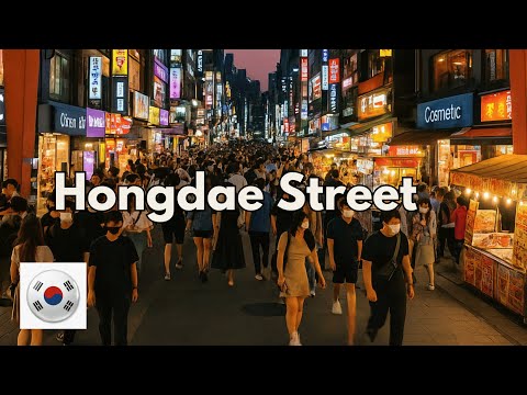 Exploring Hongdae, Seoul | Korea’s Trendiest Youth District 🇰🇷🎶