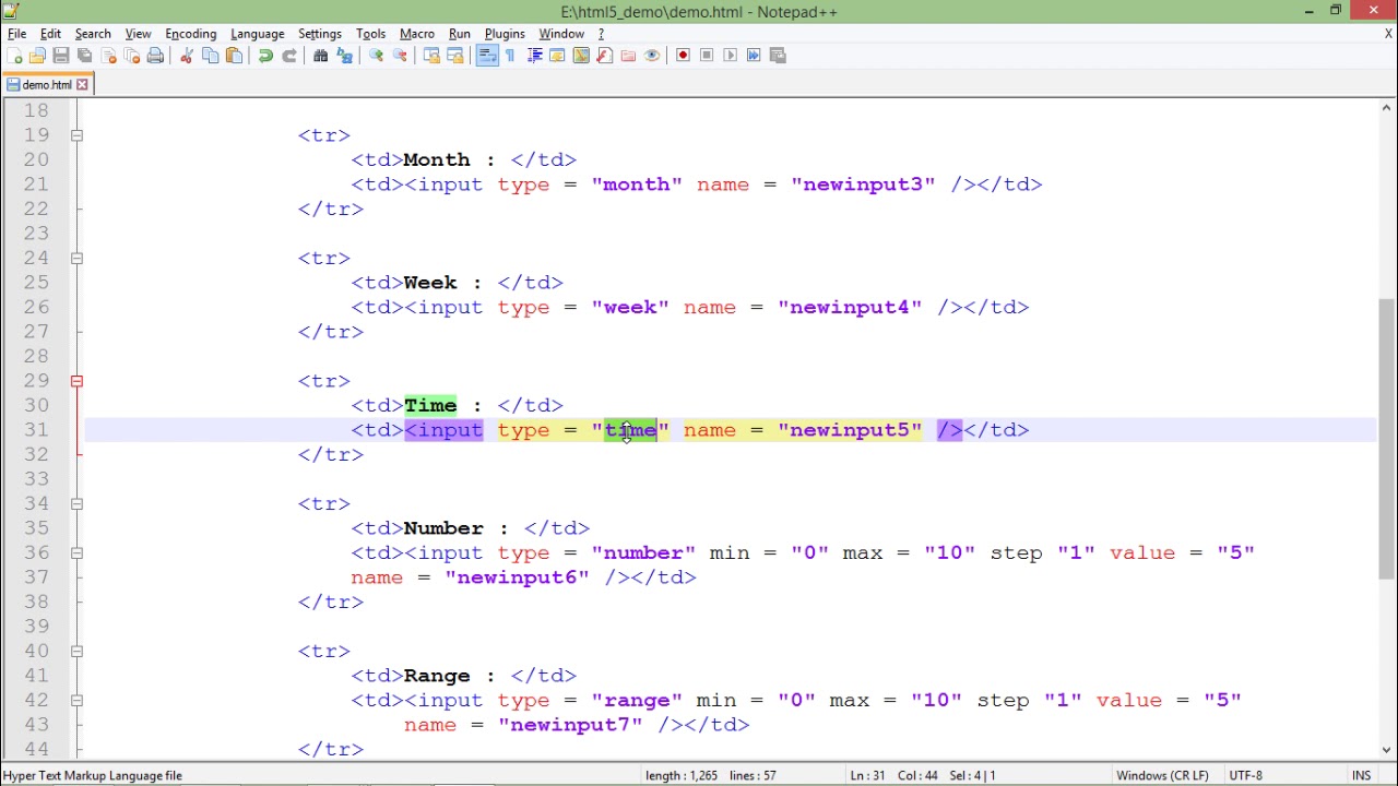 HTML5 - Web Forms 2.0
